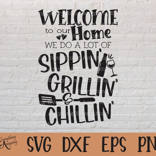 Grillin and Chillin Sign - Etsy
