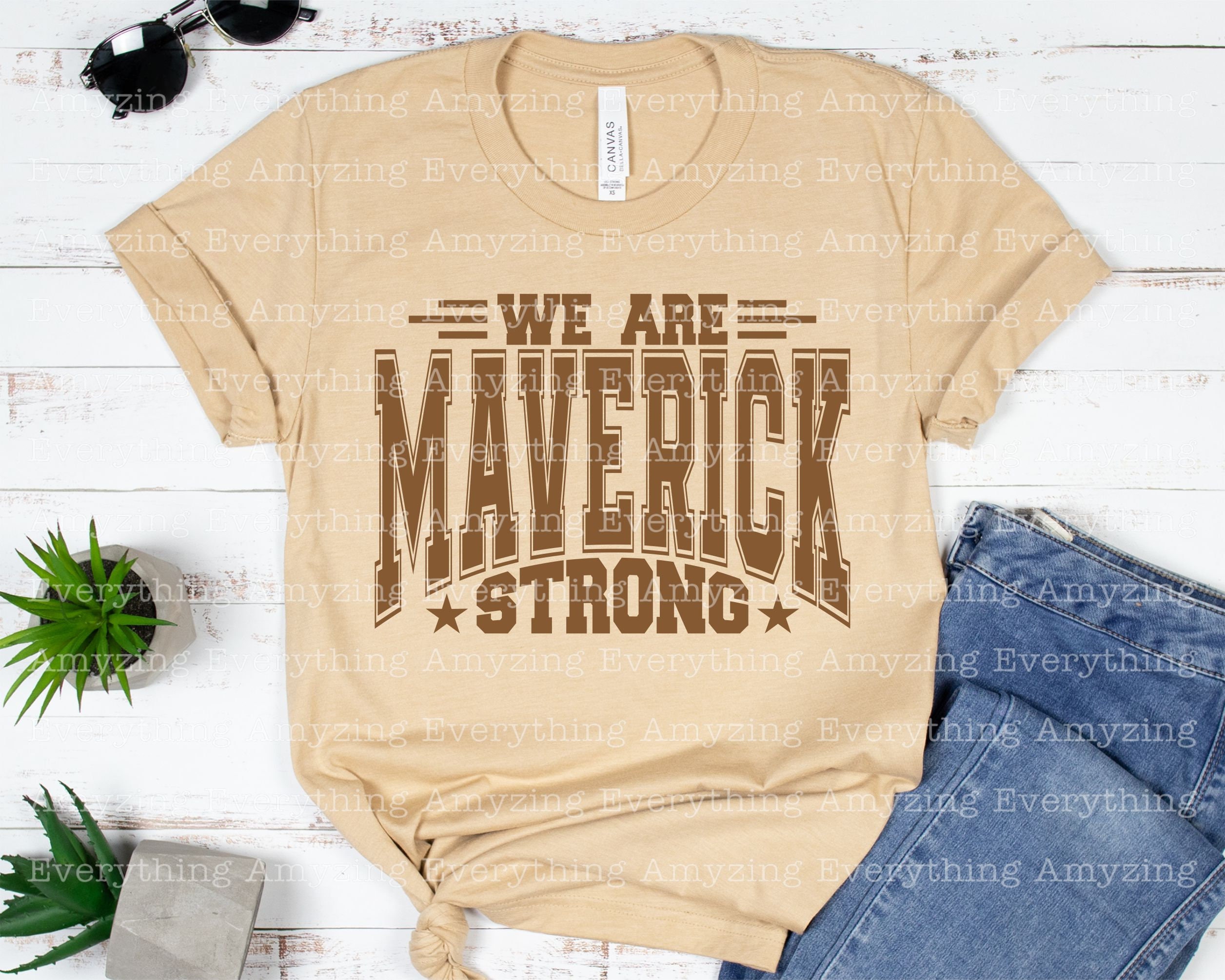 Maverick Strong Svg, Mavericks Mascot Svg, Mavericks School Spirit Svg ...