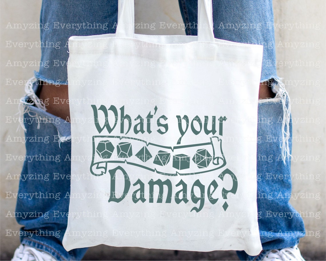 What's Your Damage Svg, Dnd Svg, Dungeon Master, Dice Svg, RPG Svg ...