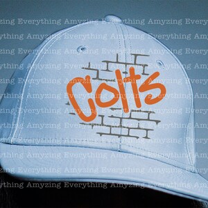 Colts Graffiti Svg, Colts Mascot Svg, Colt School Spirit Svg, Colts ...