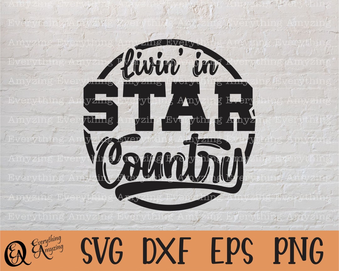 Star Country Svg, Stars Mascot Svg, Stars School Spirit Svg, Stars ...
