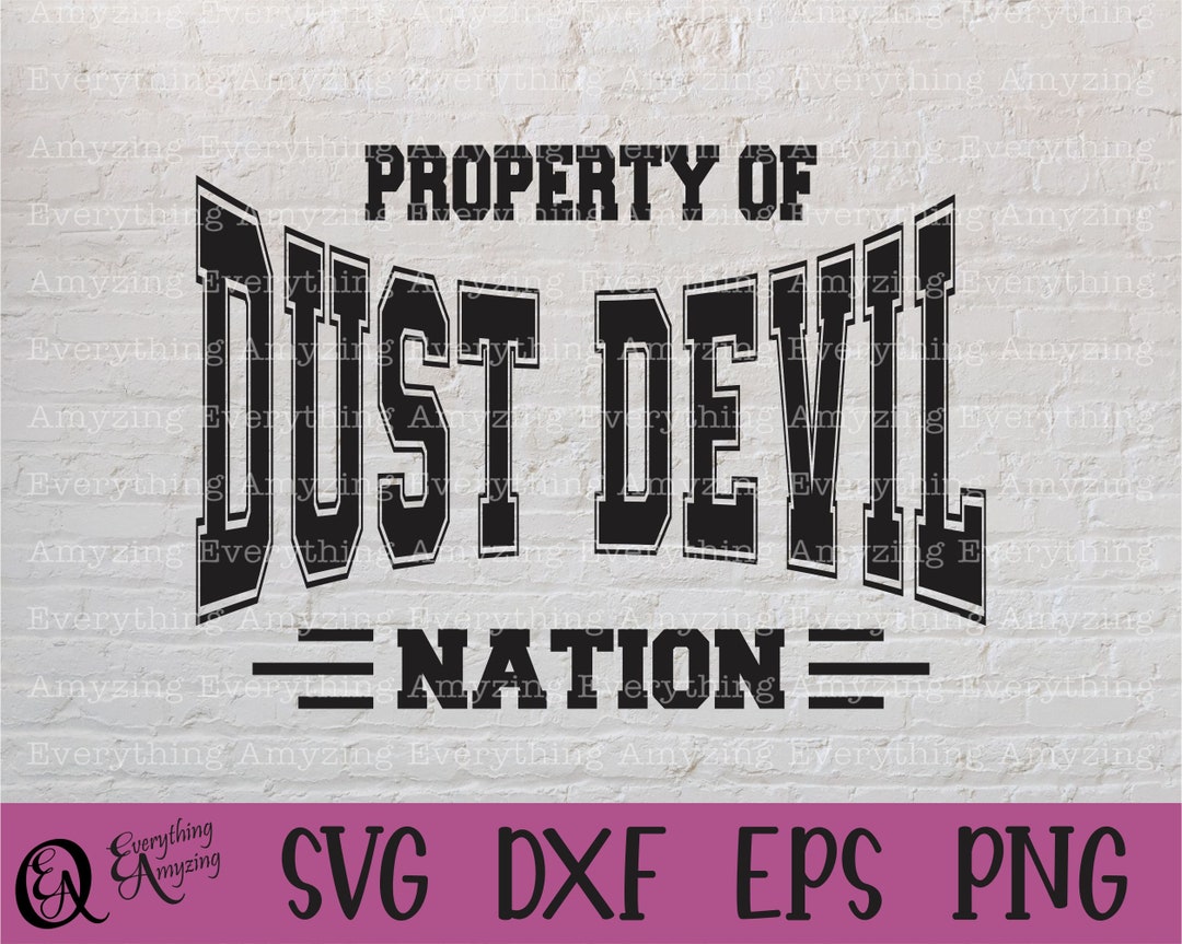 Dust Devil Nation Svg, Dust Devils Mascot Svg, Dust Devils School ...