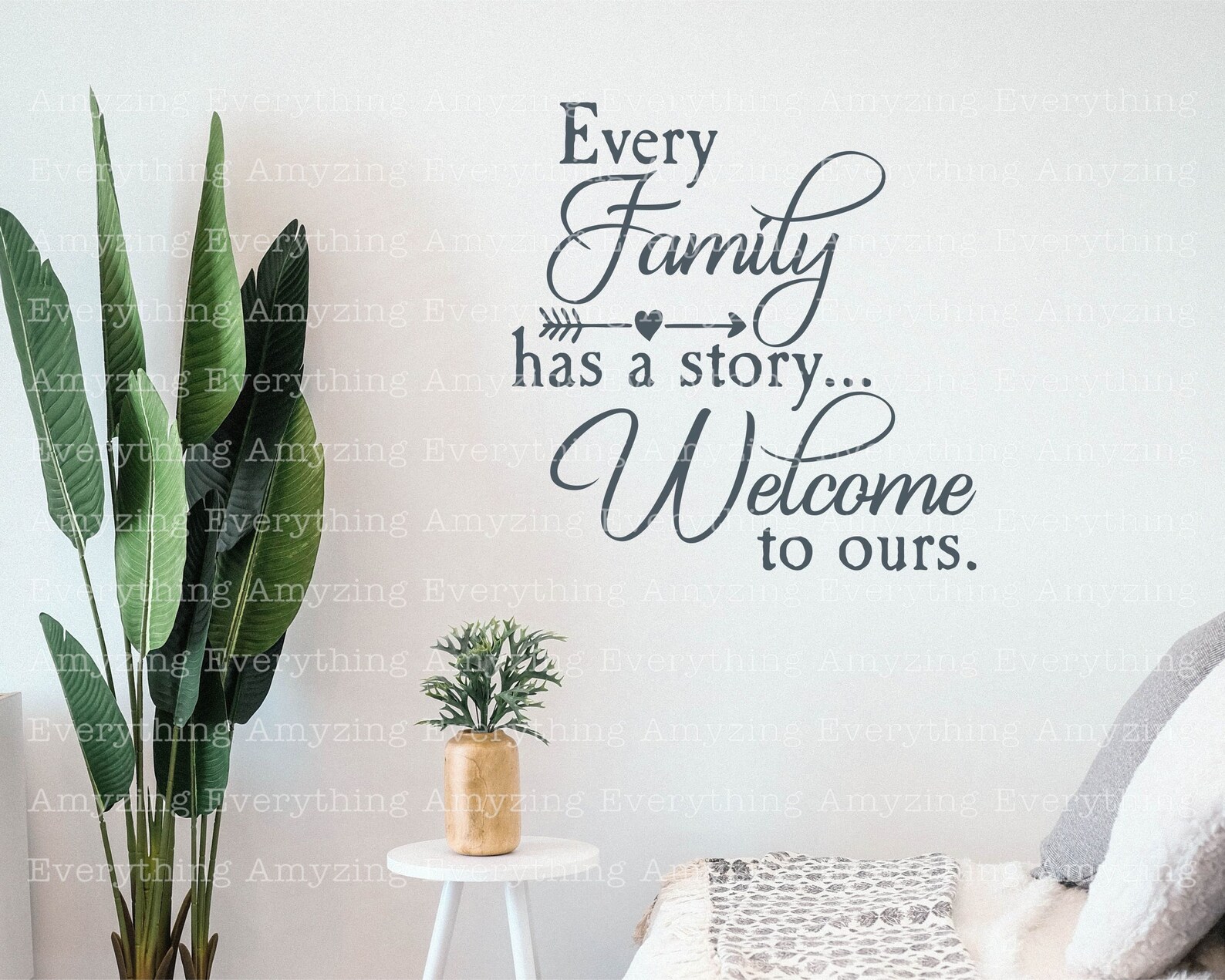 Every Family Has A Story Welcome to Ours SVG Family Sign SVG - Etsy