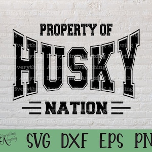 Husky Nation Svg, Huskies Mascot Svg, Huskies School Spirit Svg ...