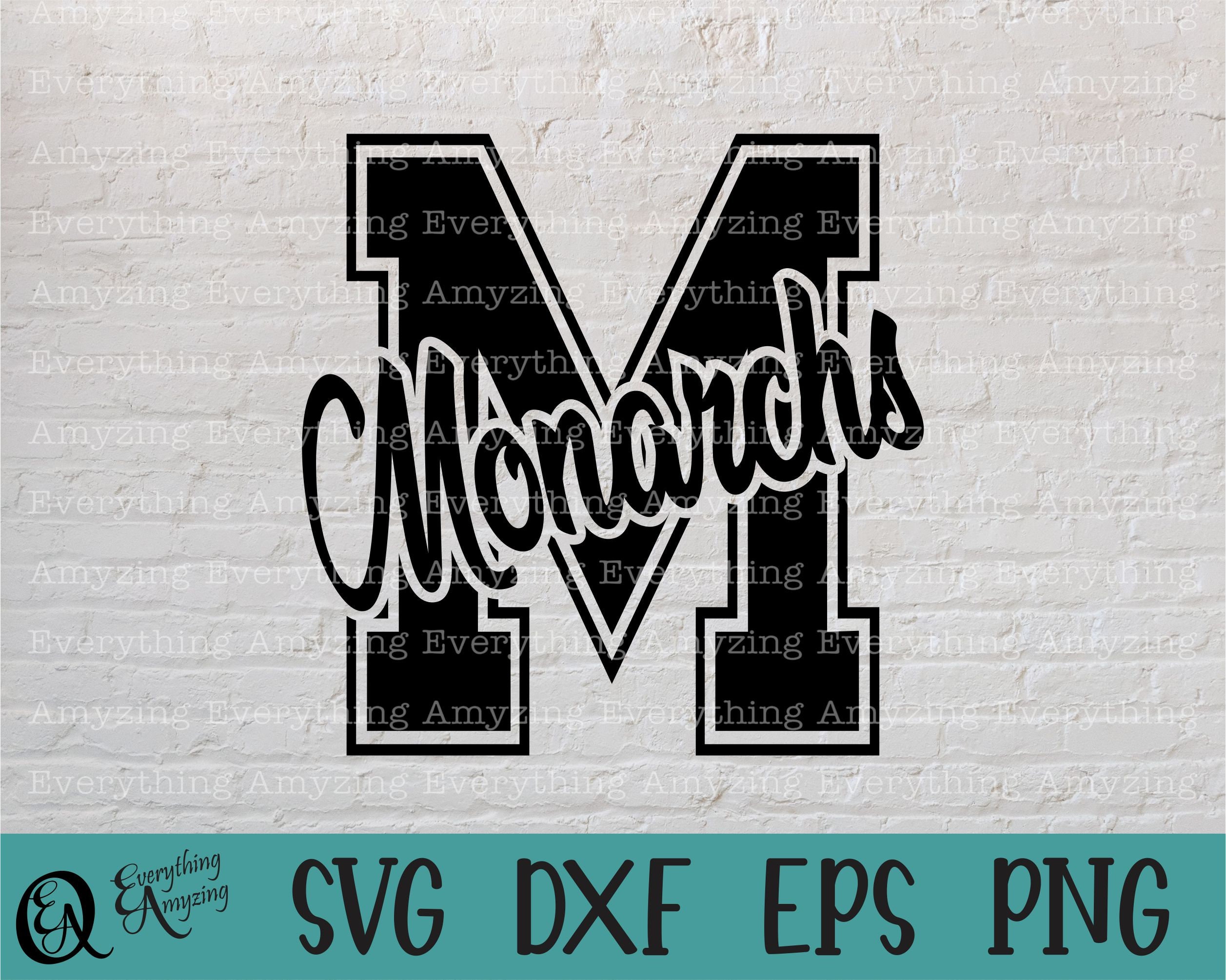 Monarchs Svg, Monarchs Mascot Svg, Monarchs School Spirit Svg, Monarchs ...