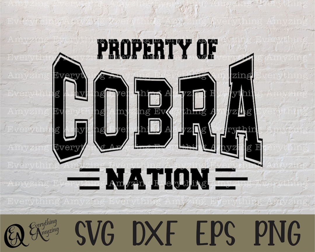 Cobra Nation Svg, Cobras Mascot Svg, Cobras School Spirit Svg, Cobras ...