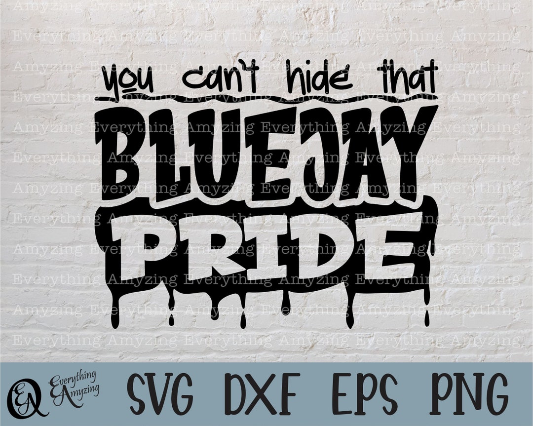 Bluejay Pride Svg, Bluejays Mascot Svg, Bluejays School Spirit Svg ...