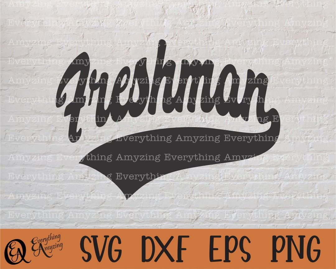 Freshman Swoosh Svg, Freshman Class Svg, High School Svg, Back to ...