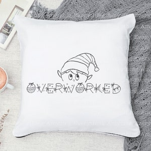 Overworked Elf Svg, Christmas Svg, Santa Svg, Elf Svg, Snowflake Svg ...
