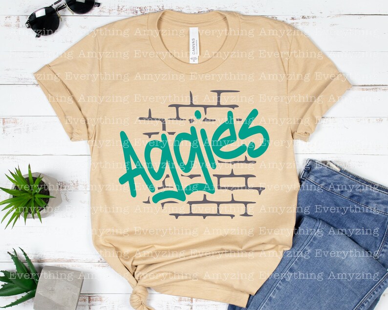 Aggies Graffiti Svg, Aggies Mascot Svg, Aggies School Spirit Svg, High ...