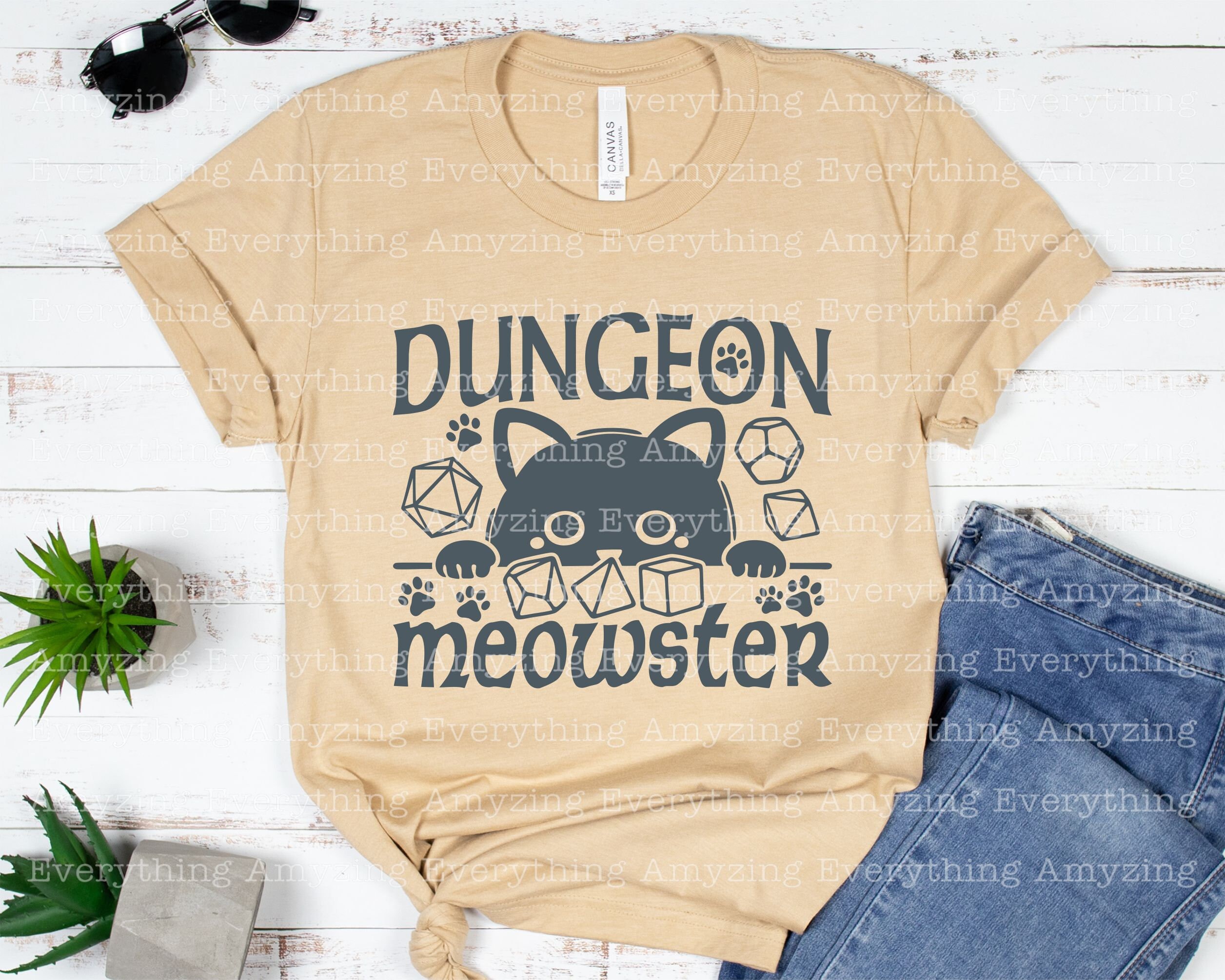 Dungeon Meowster Svg, Dungeons and Dragons Svg, Dungeon Master Svg ...