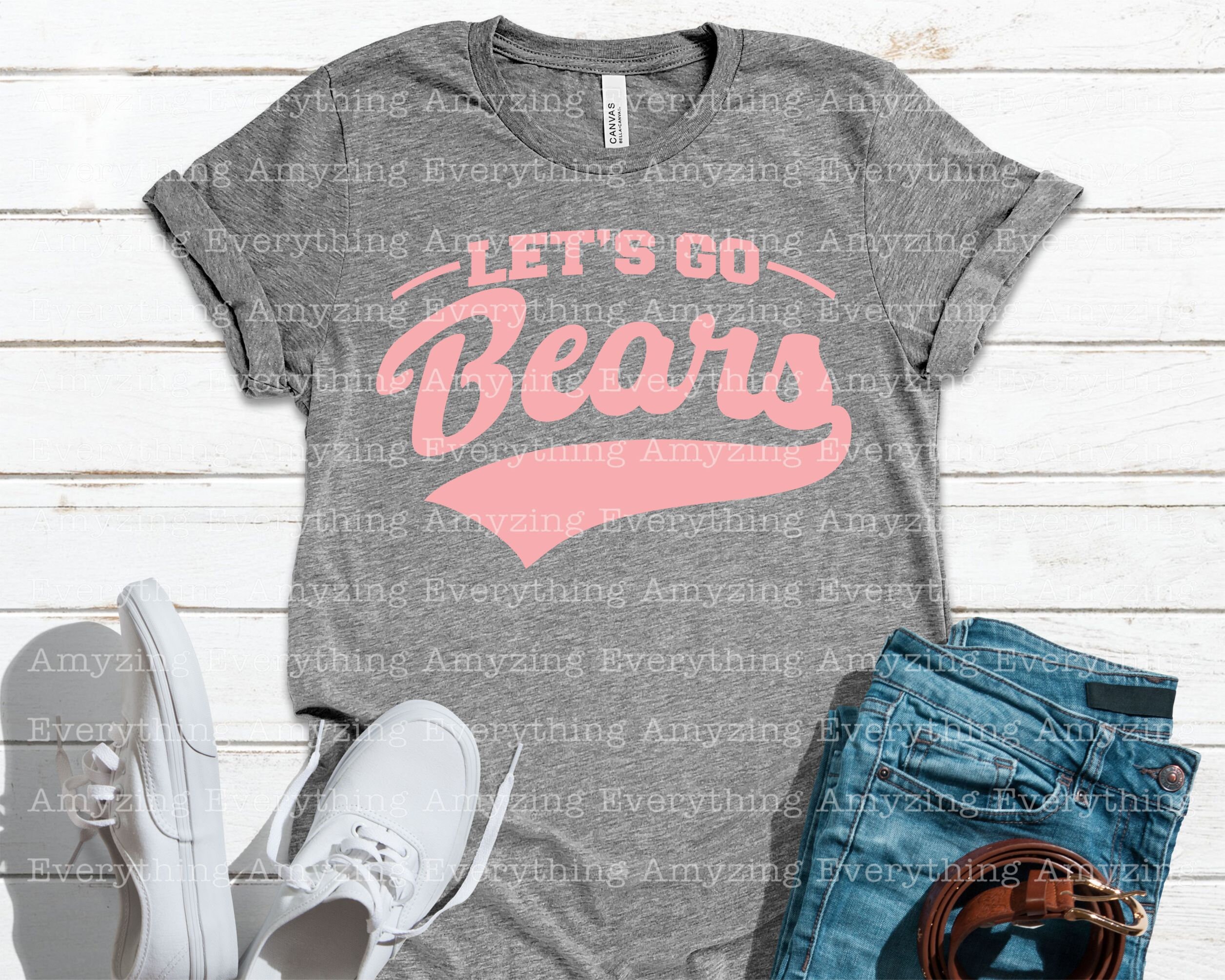 Let's Go Bears Svg, Bears Mascot Svg, Bears Team Spirit Svg, Bears ...