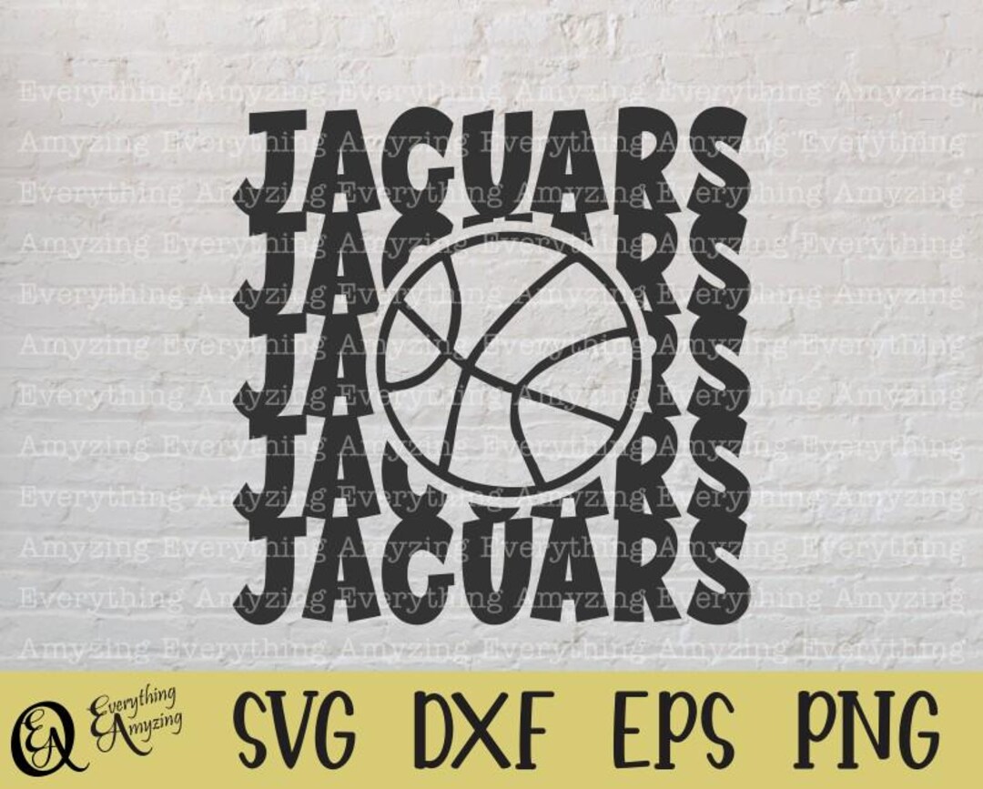 Jaguars Basketball Svg, Jaguars Mascot, Jaguars School Basketball ...