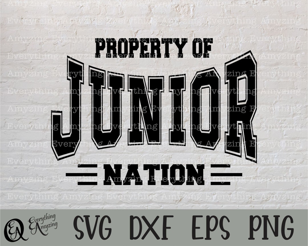 Junior Nation Svg, Junior Class Svg, High School Svg, Back to School ...