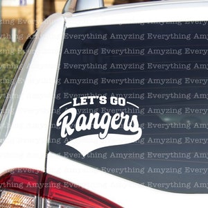 Let's Go Rangers Svg, Rangers Mascot Svg, Rangers School Spirit Svg ...