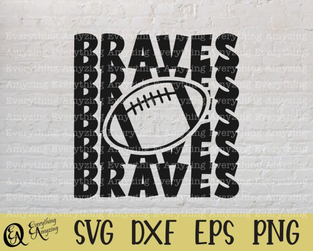 Braves Football Svg, Braves Mascot Svg, Braves High School, Braves ...