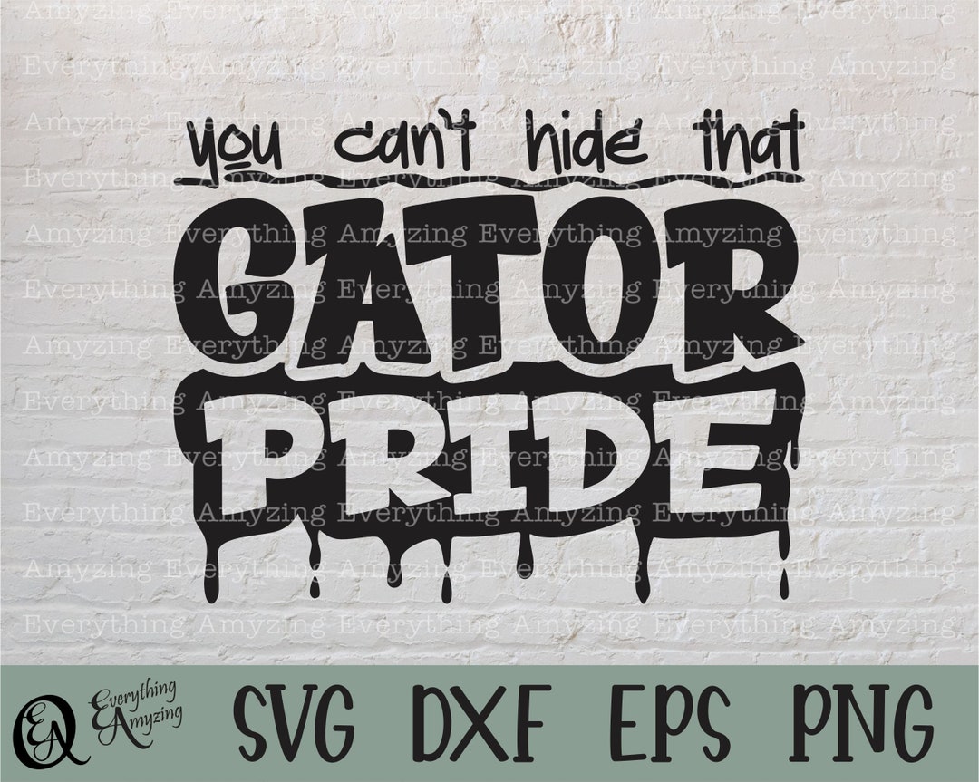 Gator Pride Svg, Gators Mascot Svg, Gators School Spirit Svg, Gators ...