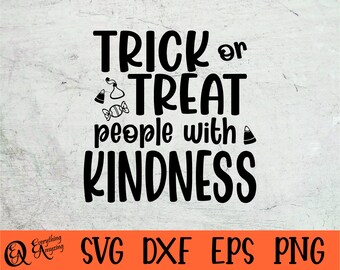 Halloween Kindness Svg - Etsy