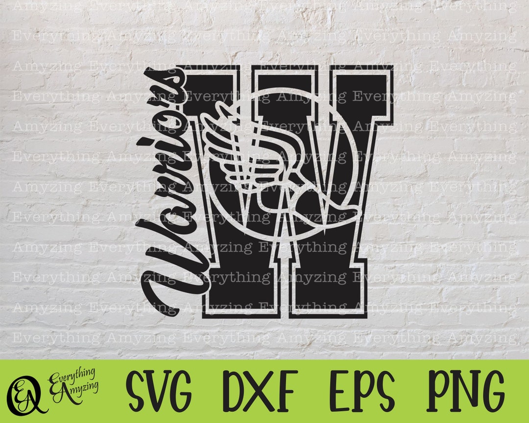 Warriors Track Svg, Warriors Mascot Svg, Warrior School Track Svg ...