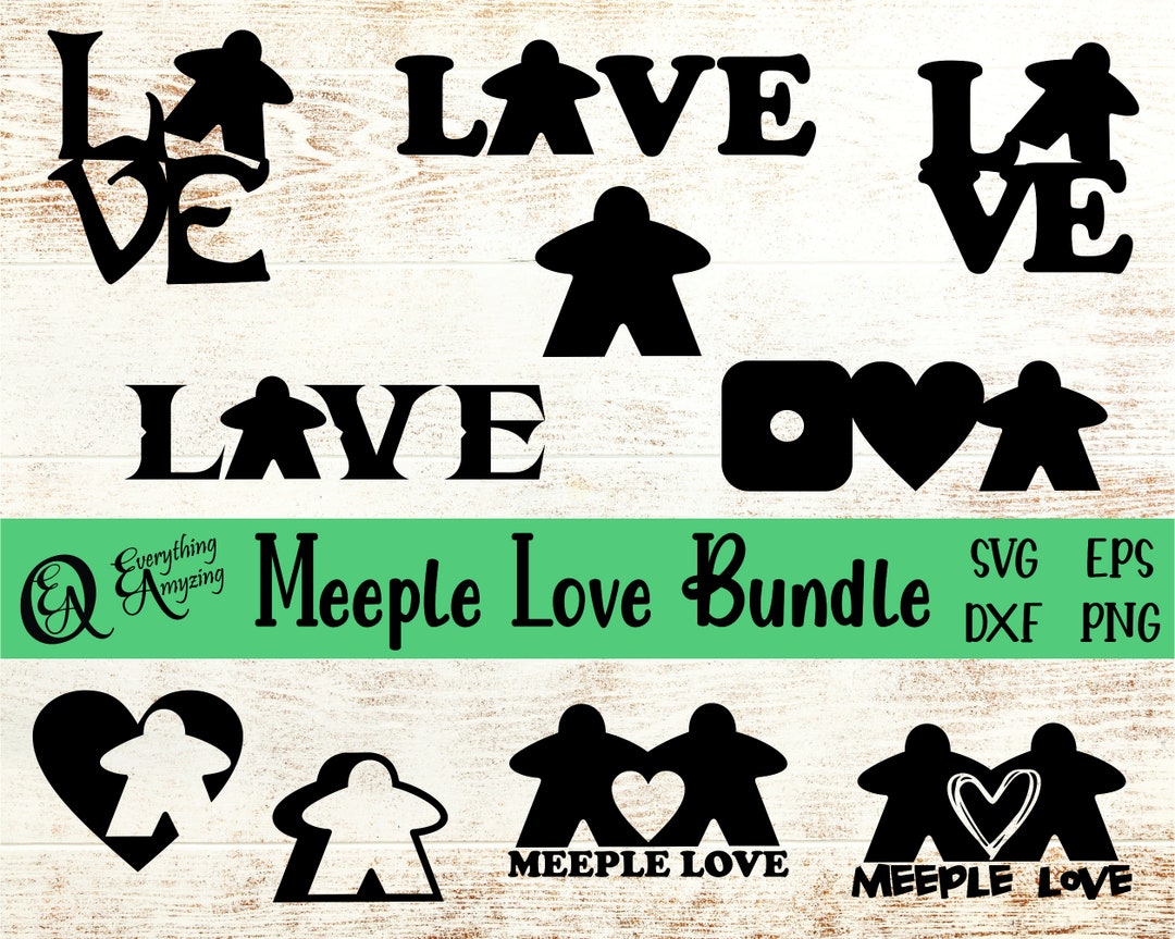 Meeple Love Svg Board Game Svg Meeple Svg Game Piece Svg - Etsy