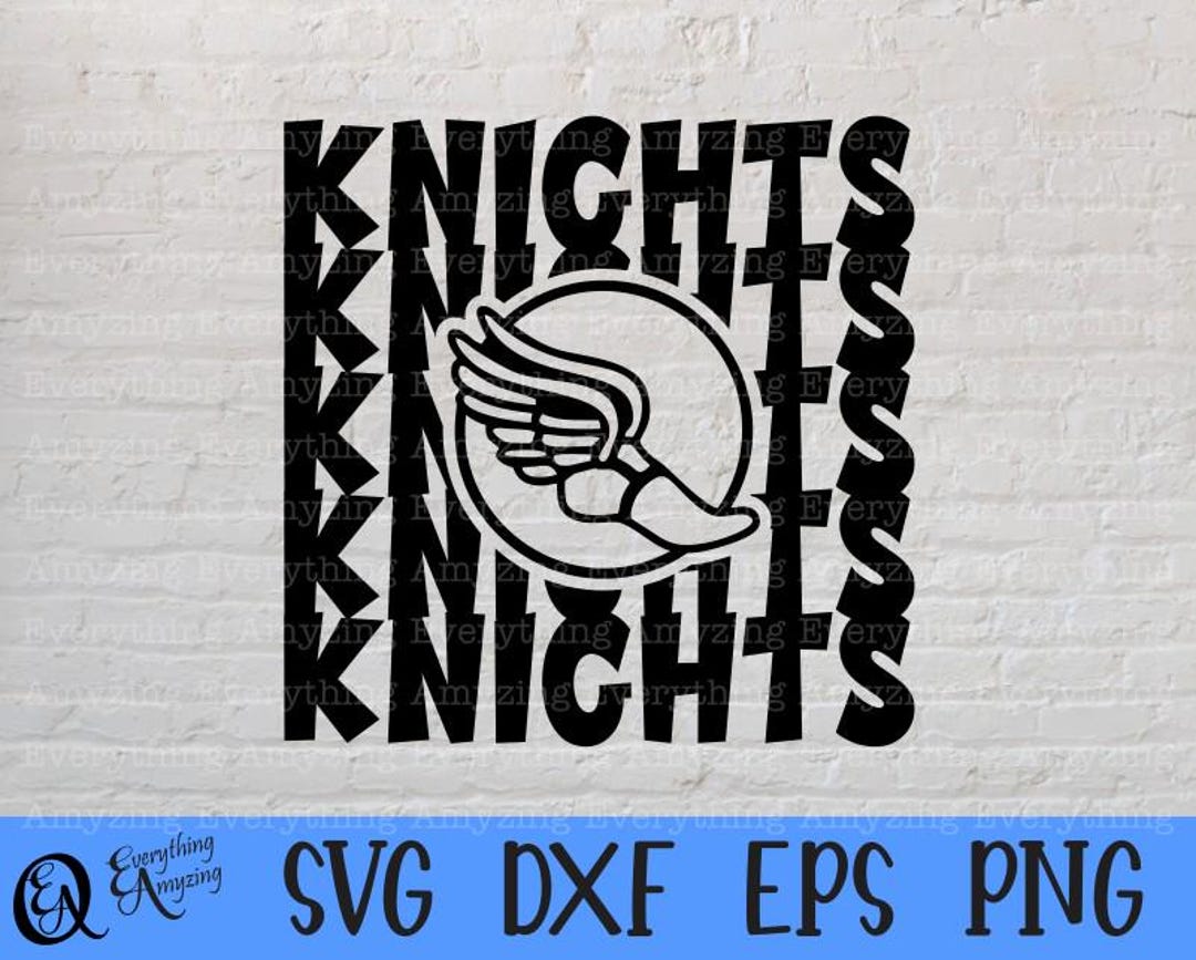 Knights Track Svg, Knights Mascot, Knights Cross Country, Knights High ...