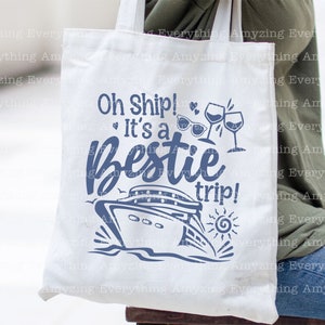 Oh Ship It's a Bestie Trip Svg, Cruise Svg, Cruise Ship Svg, Cruise ...