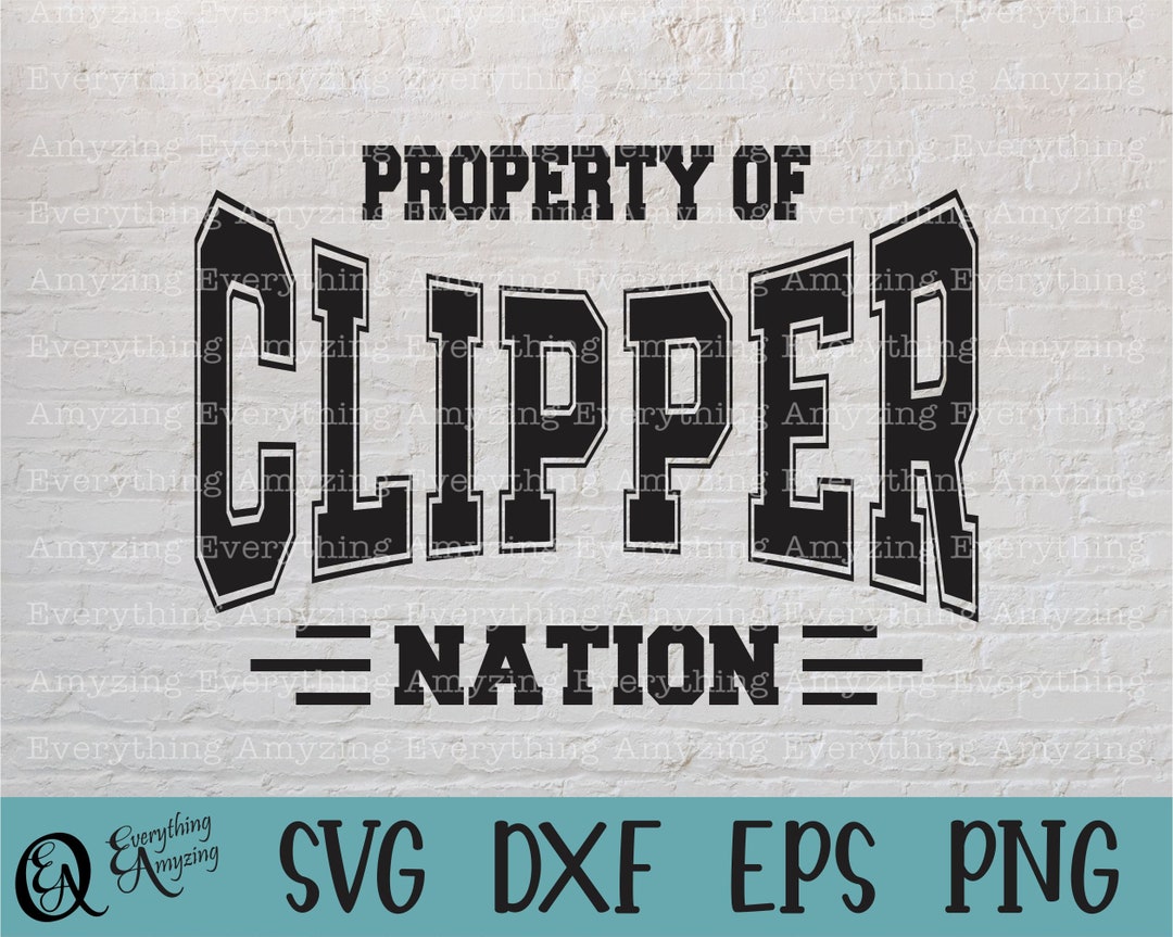 Clipper Nation Svg, Clippers Mascot Svg, Clippers School Spirit Svg ...