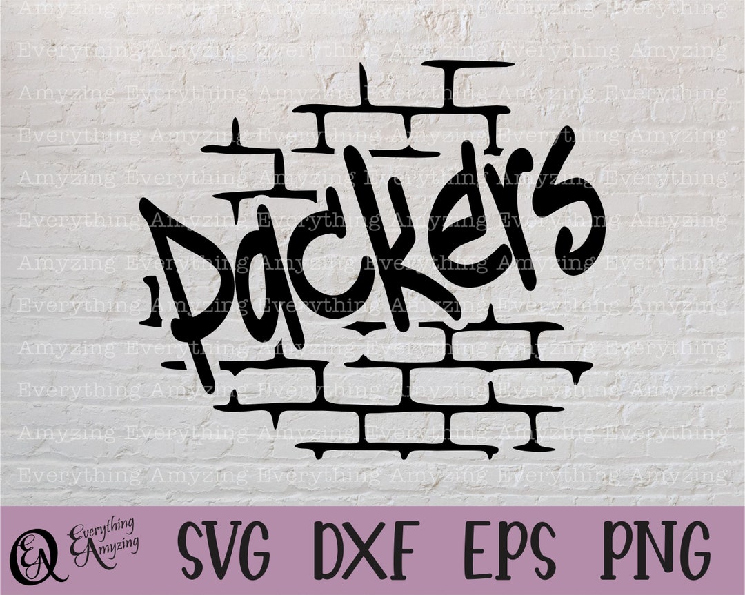 Packers Graffiti Svg, Packers Mascot Svg, Packer School Spirit, Packers ...