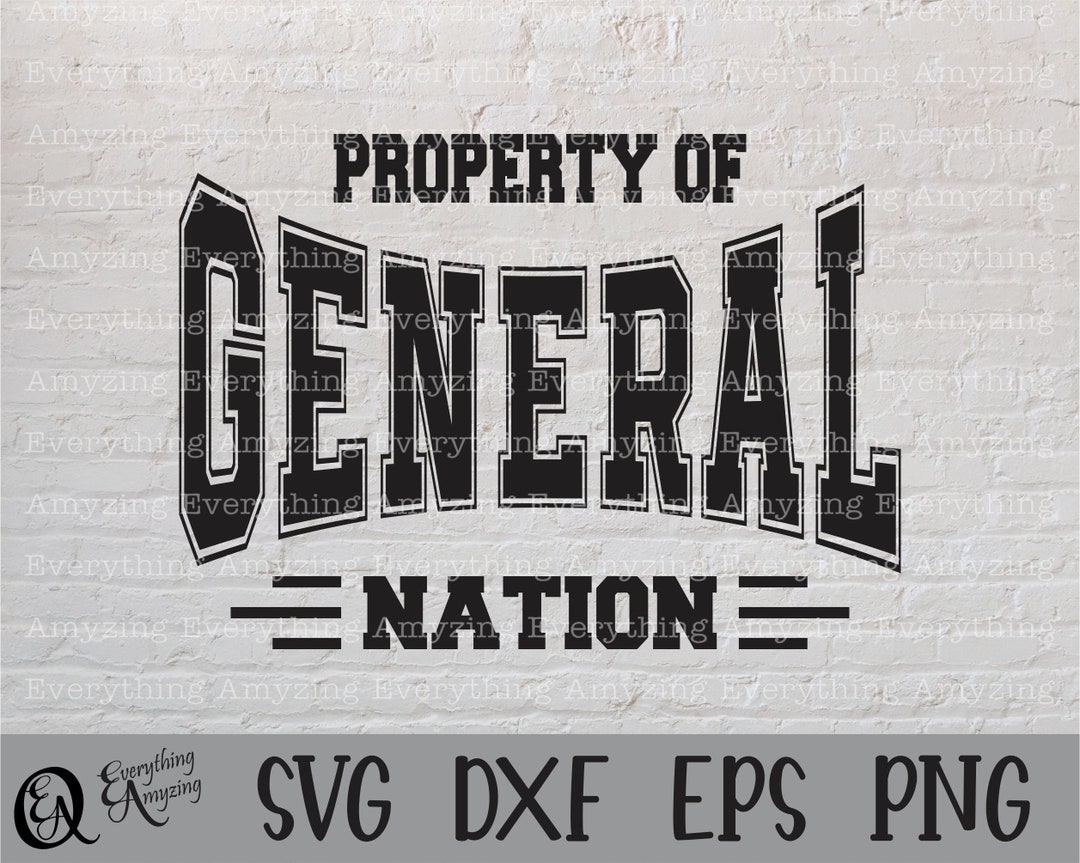 General Nation Svg, Generals Mascot Svg, Generals School Spirit Svg ...