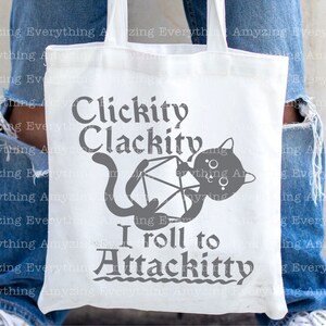Clickity Clackity I Roll to Attackitty Svg, Dungeons and Dragons, Dnd ...