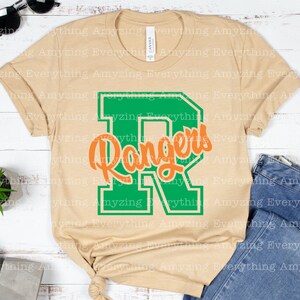 Rangers Mascot Bundle Svg, Rangers School Spirit Svg, Rangers ...