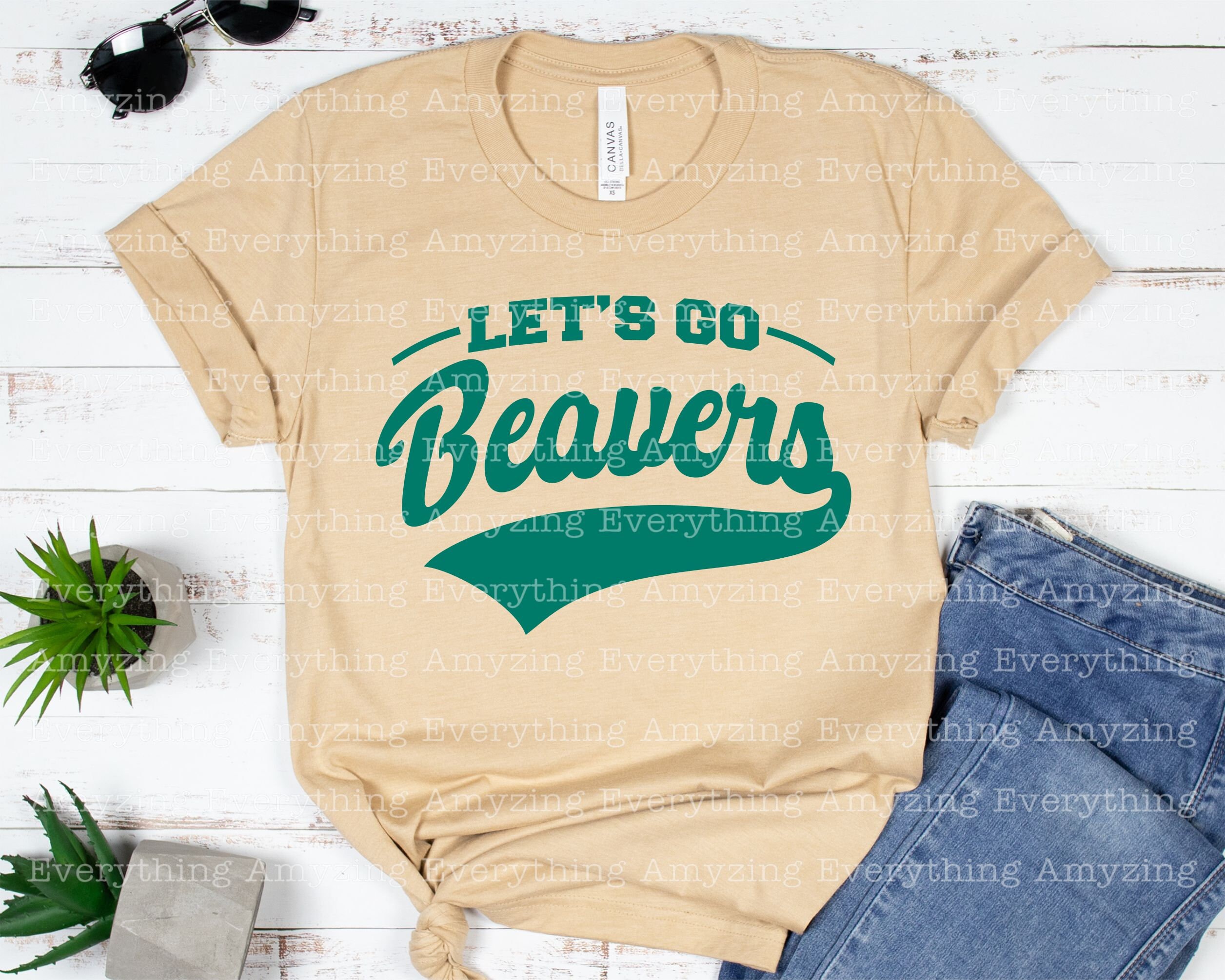 Let's Go Beavers Svg, Beavers Mascot Svg, Beaver School Spirit Svg ...