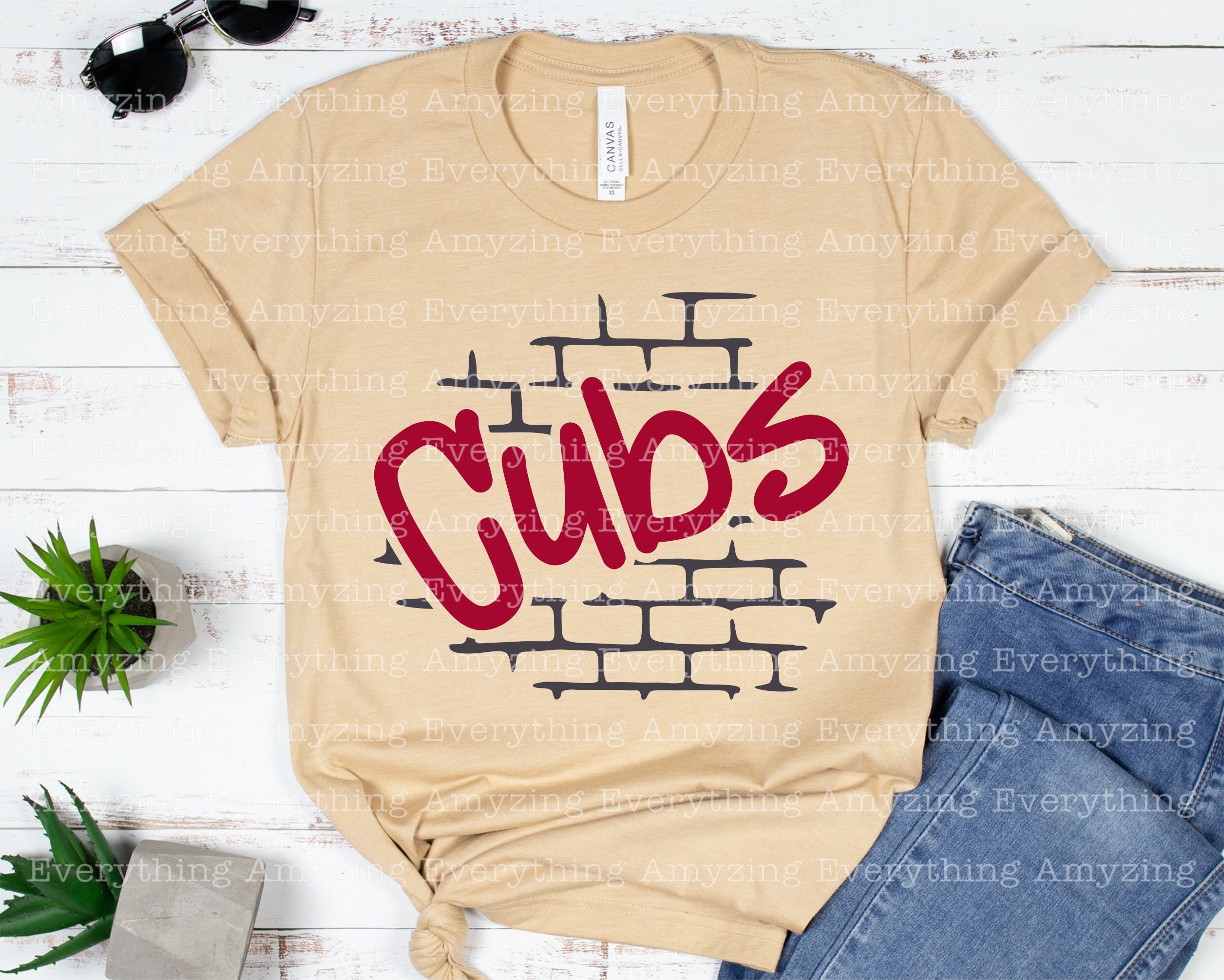 Cubs Graffiti Svg, Cubs Mascot Svg, Cub School Spirit Svg, Cubs High ...