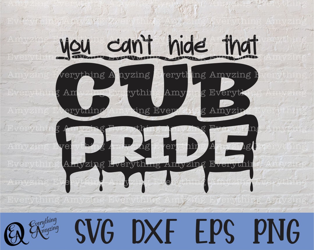 Cub Pride Svg, Cubs Mascot Svg, Cubs School Spirit Svg, Cubs ...