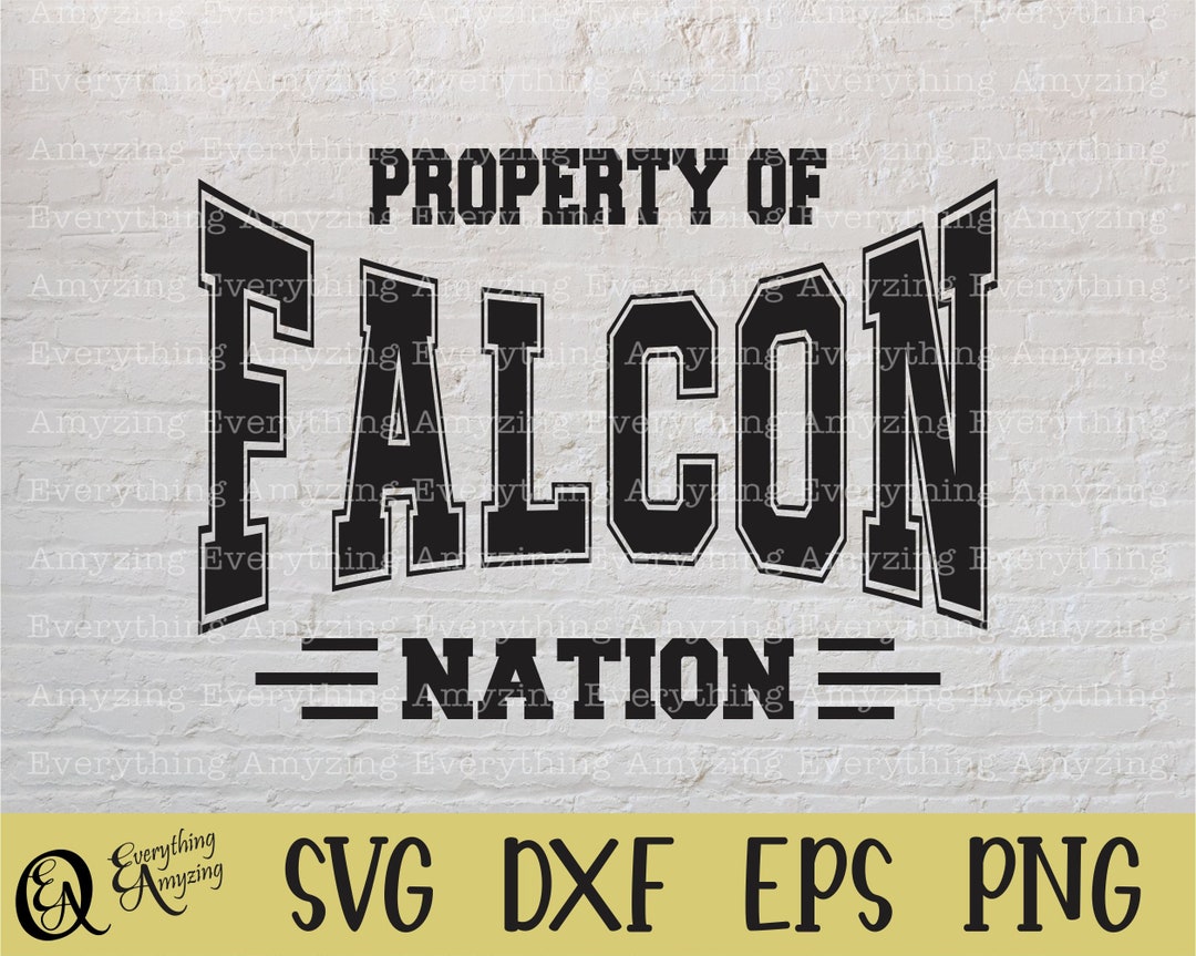 Falcon Nation Svg, Falcons Mascot Svg, Falcons School Spirit Svg ...