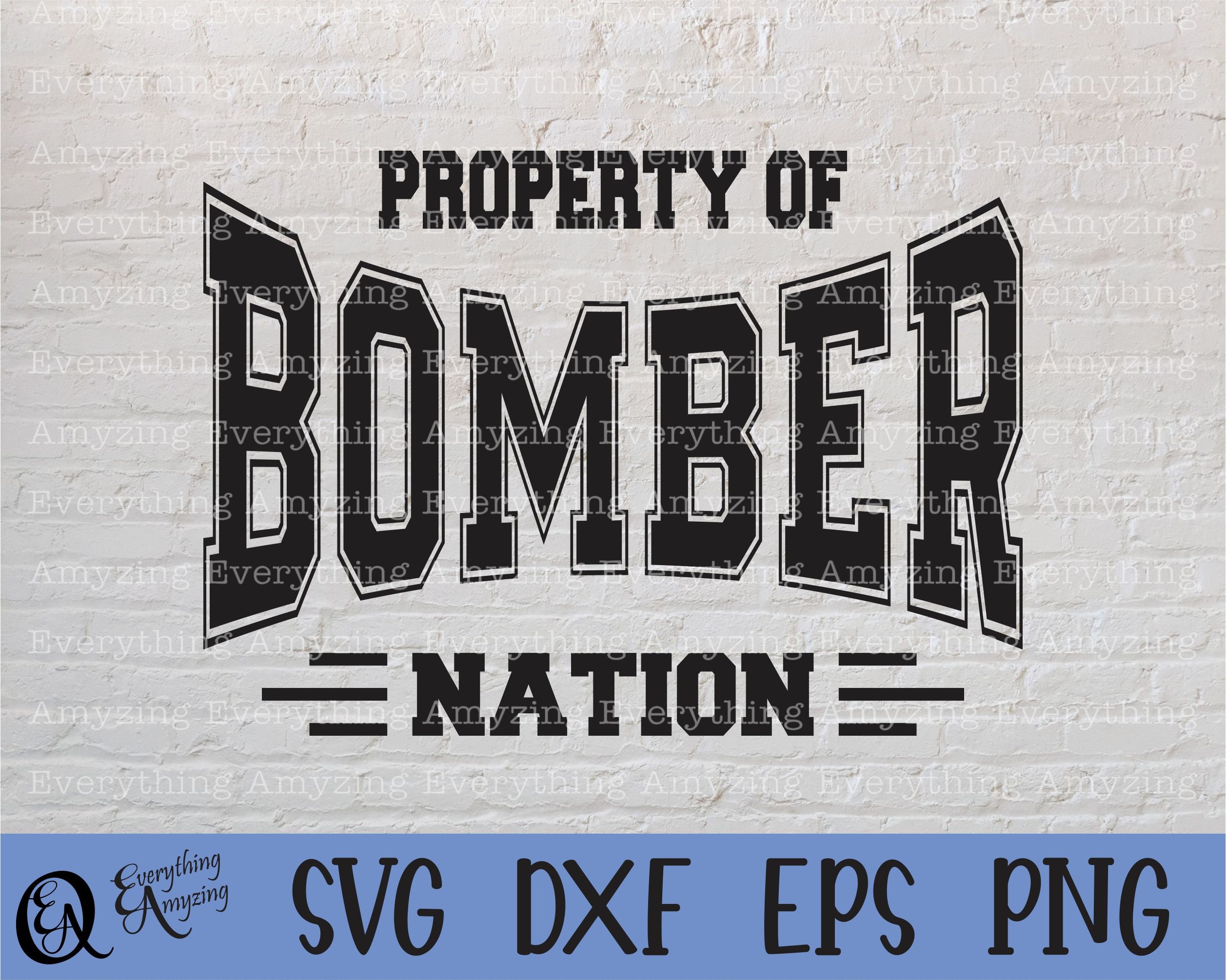 Bomber Nation Svg, Bombers Mascot Svg, Bombers School Spirit Svg ...