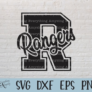 Rangers Svg, Rangers Mascot Svg, Rangers School Spirit Svg, Rangers ...