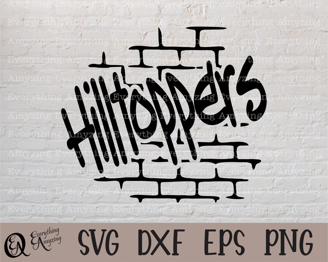 Hilltoppers Graffiti Svg, Hilltoppers Mascot Svg, Hilltoppers School ...