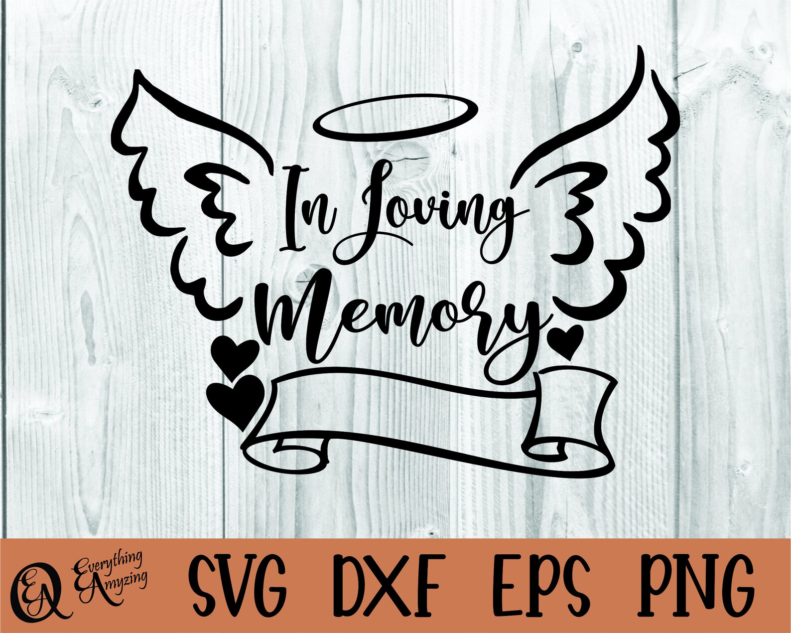 In Loving Memory Svg Rest in Peace Svg in Memory of Svg | Etsy