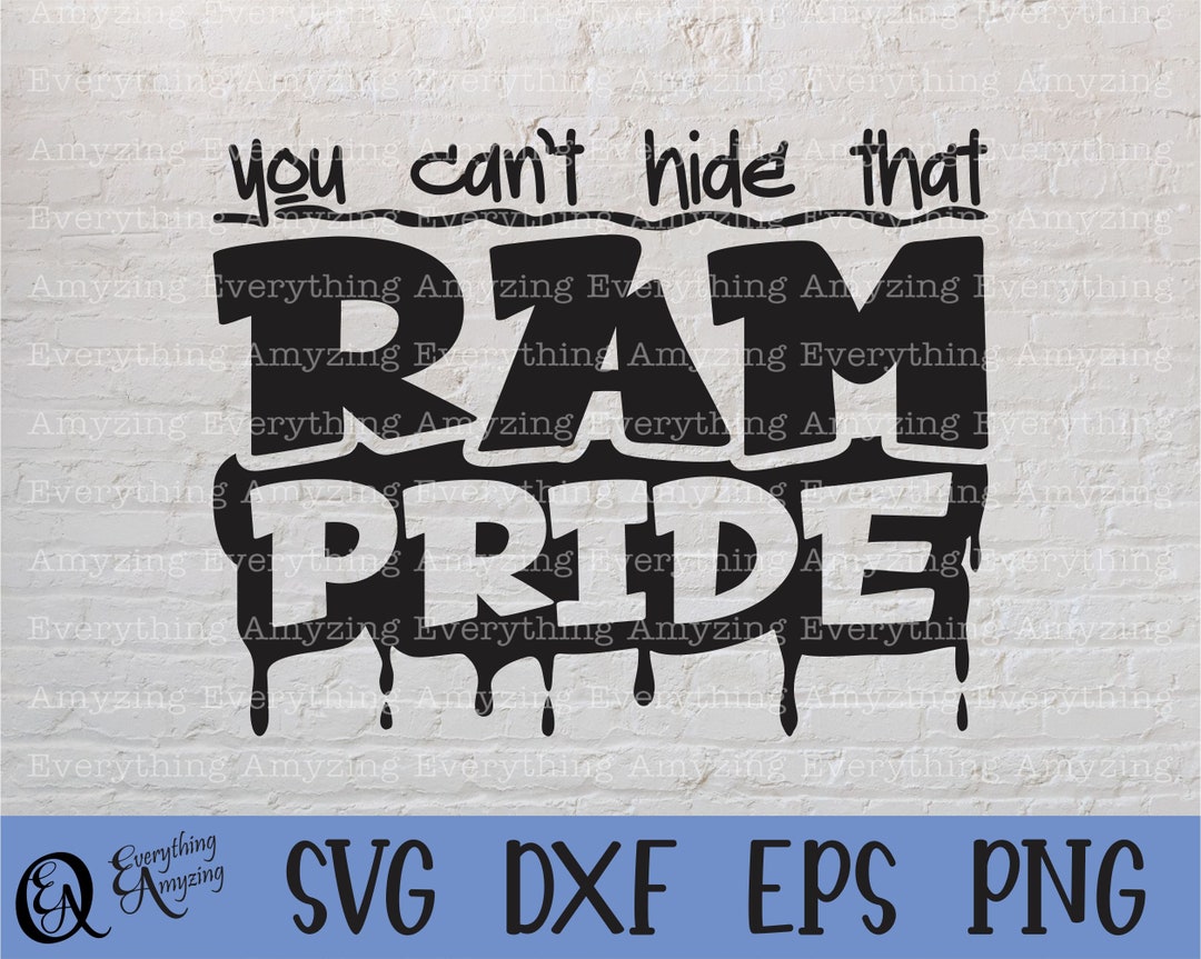 Ram Pride Svg, Rams Mascot Svg, Rams School Spirit Svg, Rams ...
