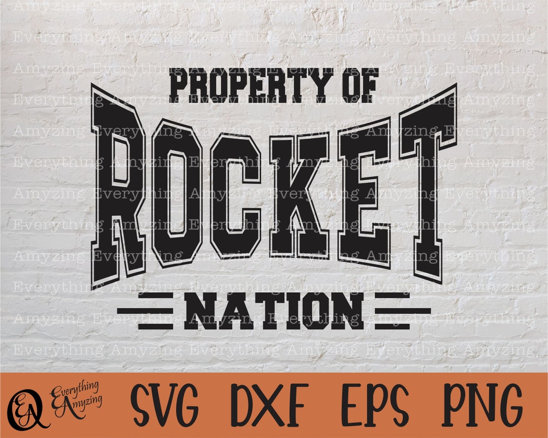 Rocket Nation Svg, Rockets Mascot Svg, Rockets School Spirit Svg ...