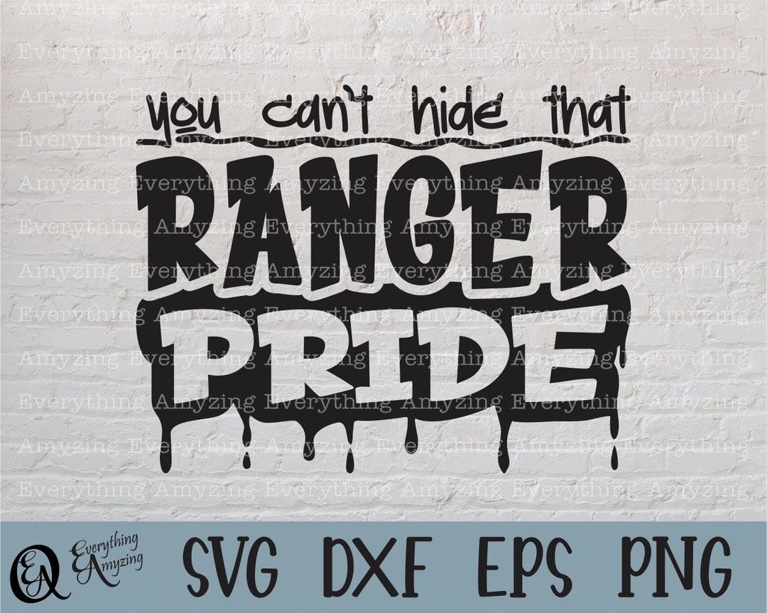 Ranger Pride Svg, Rangers Mascot Svg, Rangers School Spirit Svg ...