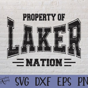 Laker Nation Svg, Lakers Mascot Svg, Lakers School Spirit Svg, Lakers ...