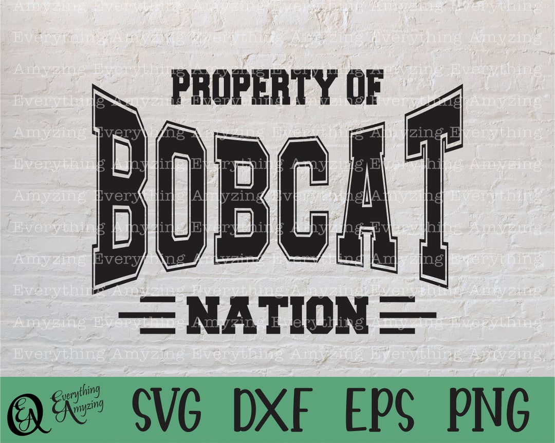 Bobcat Nation Svg, Bobcats Mascot Svg, Bobcats School Spirit Svg ...