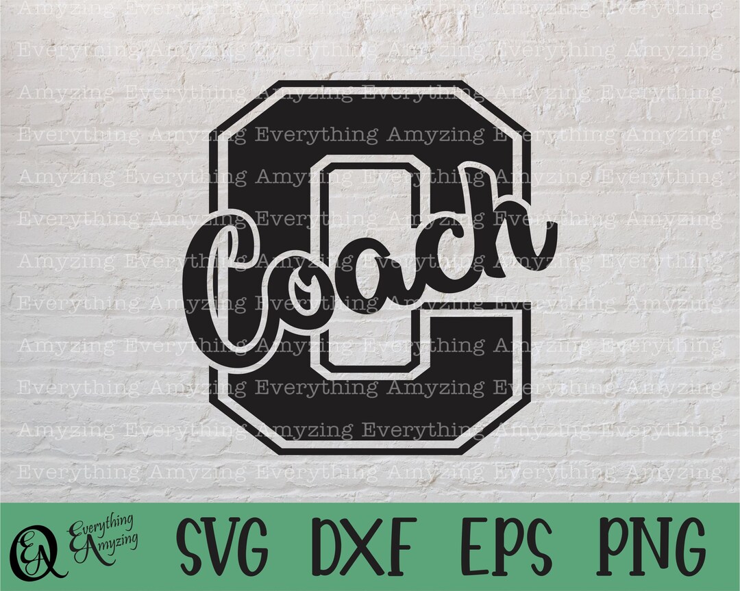Coach Svg, Varsity Coach Svg, High School Coach Svg, Football Coach Svg ...