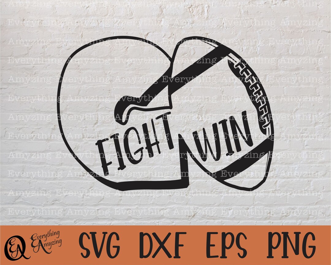 Go Fight Win Svg, Football Svg, Football Coach Svg, Sports Svg, School ...