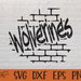 Wolverines Graffiti Svg, Wolverines Mascot Svg, Wolverine School Spirit ...
