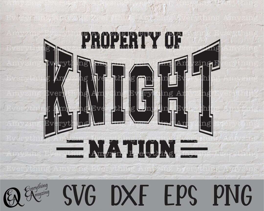 Knight Nation Svg, Knights Mascot Svg, Knights School Spirit Svg ...