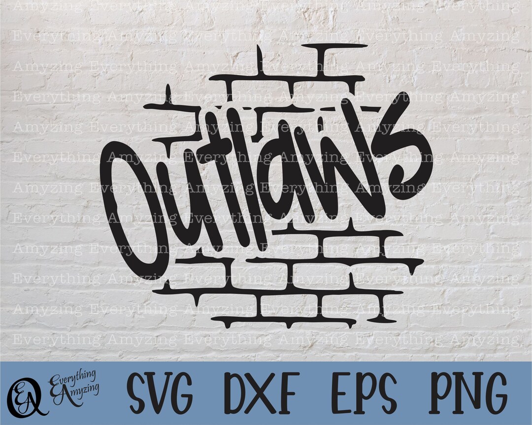 Outlaws Graffiti Svg, Outlaws Mascot Svg, Outlaw School Spirit, Outlaws ...