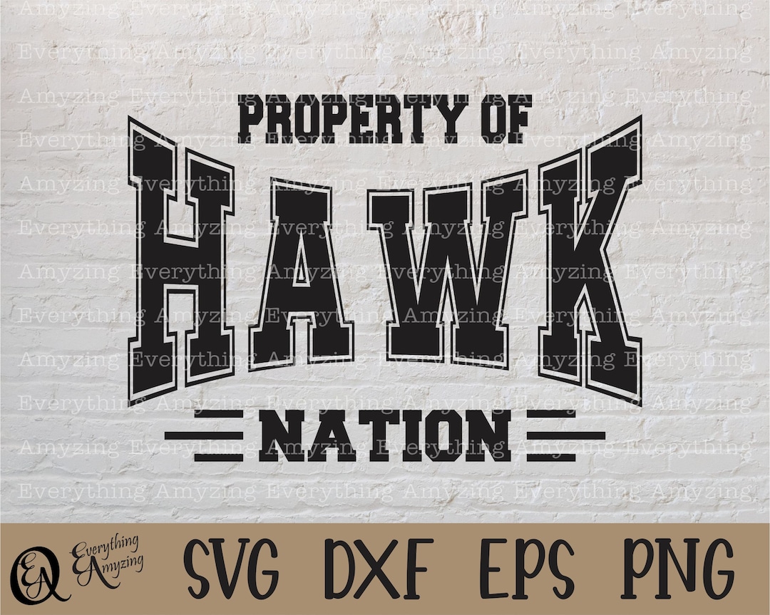 Hawk Nation Svg, Hawks Mascot Svg, Hawks School Spirit Svg, Hawks ...